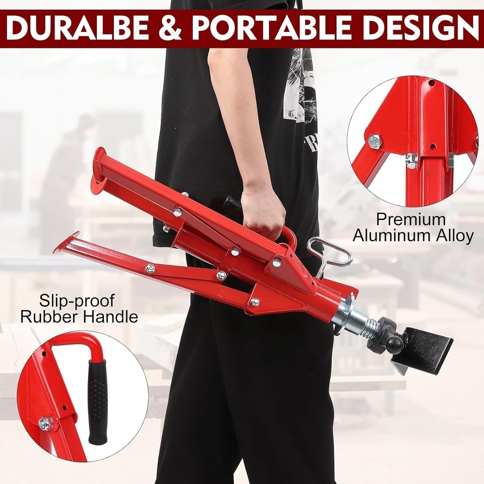 Pipe Jack Stand 2500lbs Pipe Stand V-Head Folding Legs Adjustable ...