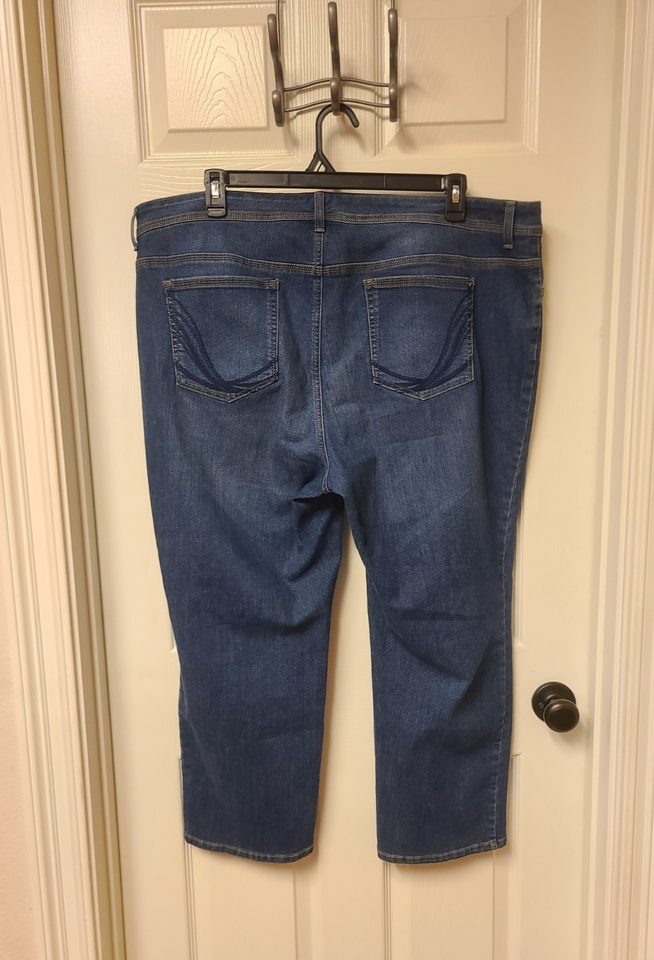 Style&co Womens Blue Jeans 24WP - Straight Leg Design-Comfort Stretch ...