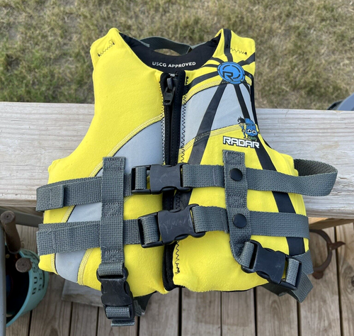 Radar Childs Flotation Aid Type III Ski Vest 30-50 Lbs Life Jacket USCG ...