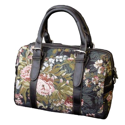 Tapestry Crossbody Bag Top Handle Purse Handbag Blossom Design | eBay