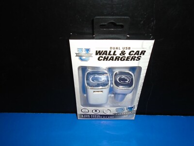 Penn State Nittany Lions Dual USB Car & Wall Chargers Rapid Charge 2.1 ...