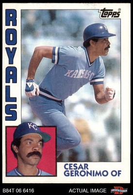 1984 Topps #544 Cesar Geronimo Royals 6 - EX/MT B84T 06 6416 | eBay