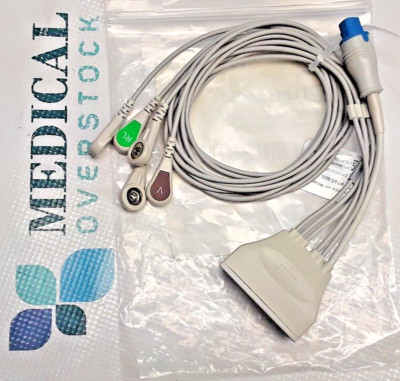 CABLES & SENSORS LPTS5-90S0 MX40 ECG 5 Lead AAMI SpO2 989803171841 | eBay