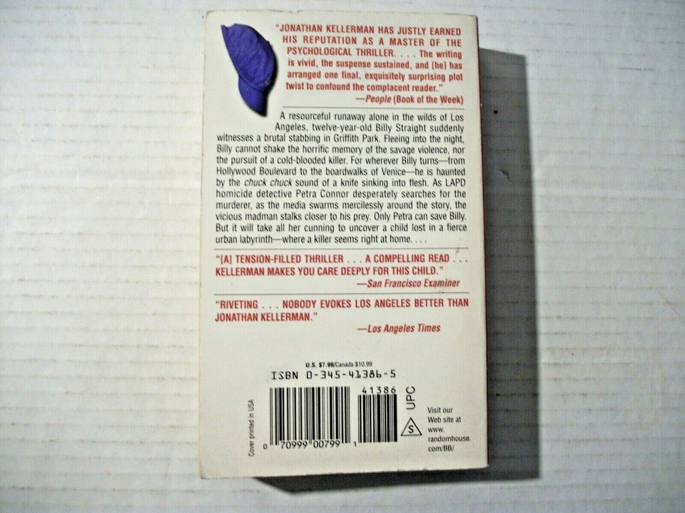 Billy Straight by Jonathan Kellerman (1999, Paperback) 9780345413864 | eBay