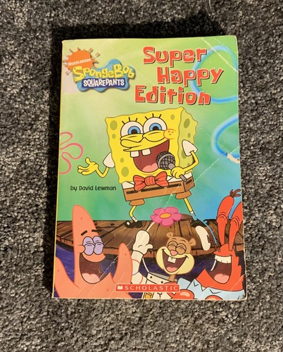 NICKELODEON SPONGEBOB SQUAREPANTS SUPER HAPPY EDITION BOOK DAVID LEWMAN ...