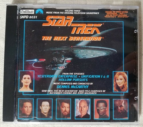 Star Trek: The Next Generation Volume Three Original TV Soundtrack CD ...
