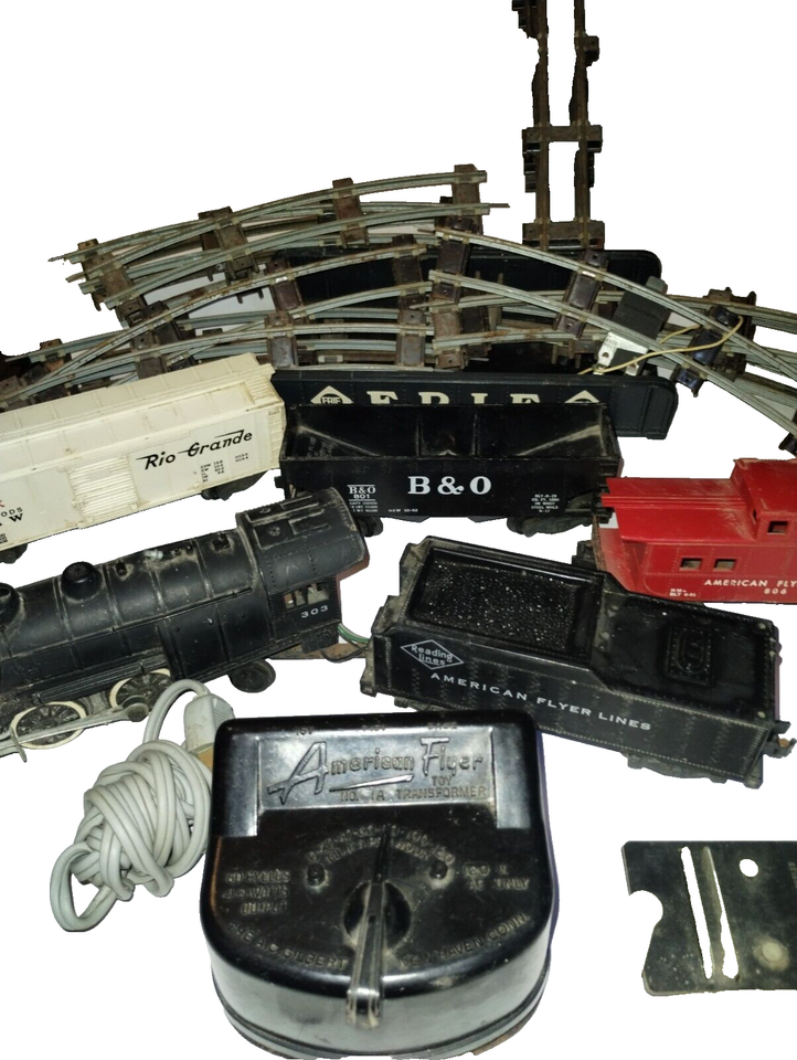 American Flyer 1950s 303 Train Set Untested Vintage Solid Quality ...