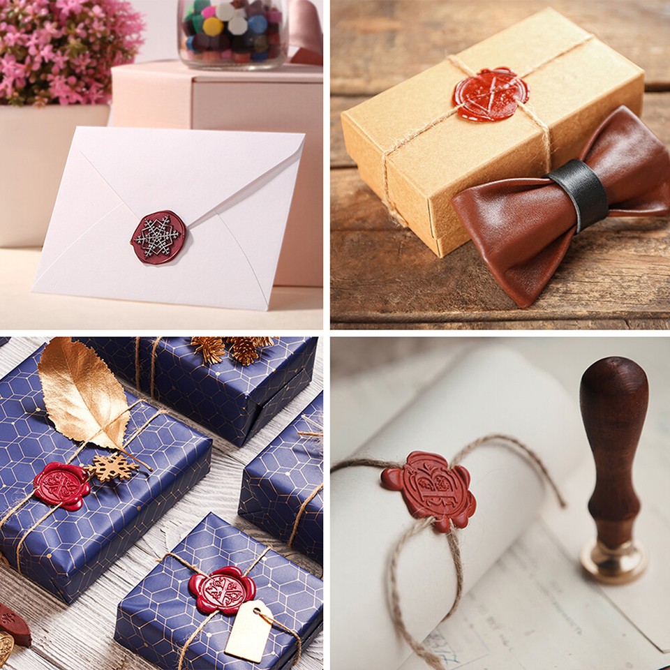 Brass Stamp Heads Gold-plated Stamp Seal Head Wax Seal Stamp Head Only ...