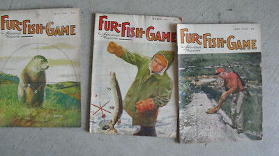 Lot of 3 Vintage 1960 1961 Fur Fish Game Hunting Fishing Magazines | eBay