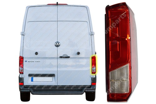 For VW Crafter Rear Light Tail Light Lamp Lens Right Driver O/S 2017 ...