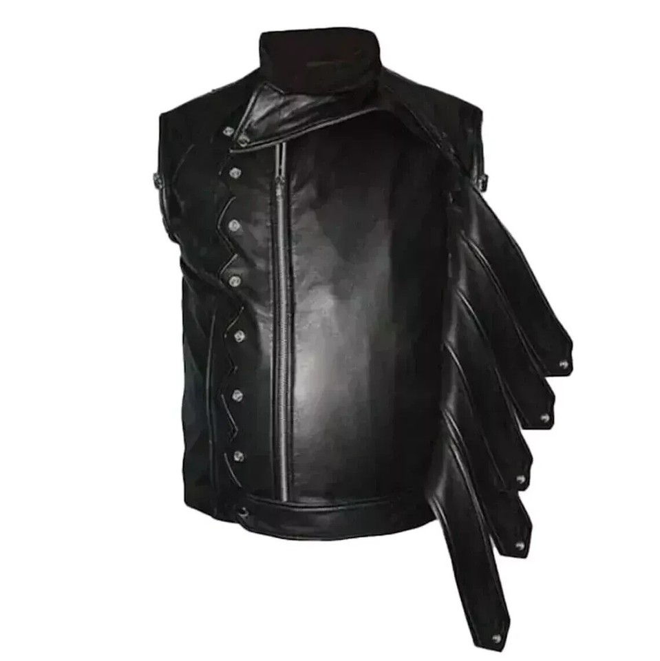 Captain America Winter Soldier Bucky Barnes Leather Jacket with ...