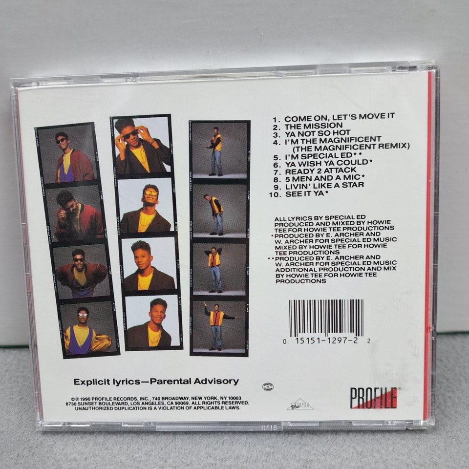 Special Ed CD Legal Album US Vintage Rap Hip Hop Explicit Lyrics 10 ...