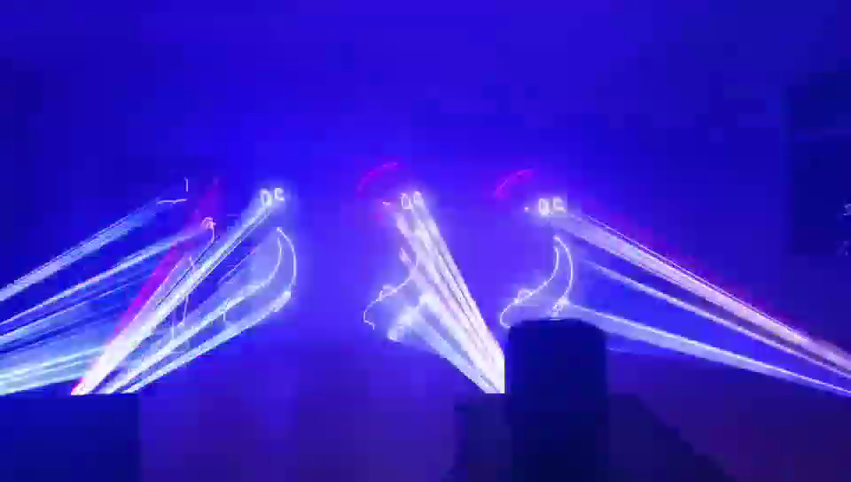 5W ILDA 3D laser light wedding party professional DMX rgb laser night ...