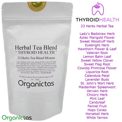 THYROID Natural Tea Remedy - Herbal Tea for Thyroid Gland - 23 organic ...