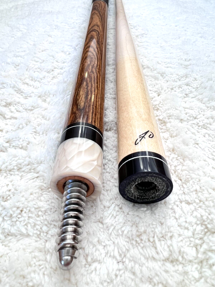 IN STOCK, Jerry Olivier Custom Pool Cue, Bocote Wood, FREE HARD CASE | eBay