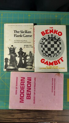THE BENKO GAMBIT (CHESS) By Pal Benko + Benoni and Sicilian opening ...