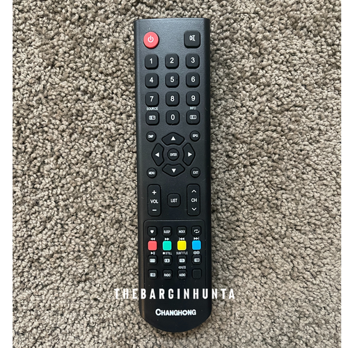 CHiQ TV Replacement Remote Control for L24G5W, L32G5W, L40G5W, L32H4 ...