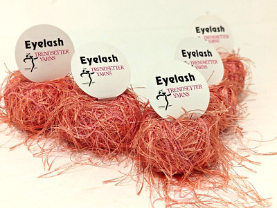 5 Lashy Balls Factory Packed EYELASH from TrendSetter Yarns ITALY #48 ...