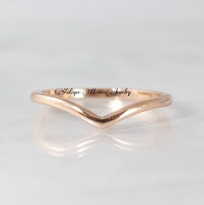 V Band Ring Unique Design Gift For Women | eBay Australia