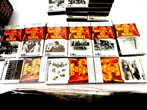The World At War WWII Thames Video Collection Lot of 27 VHS Movies | eBay