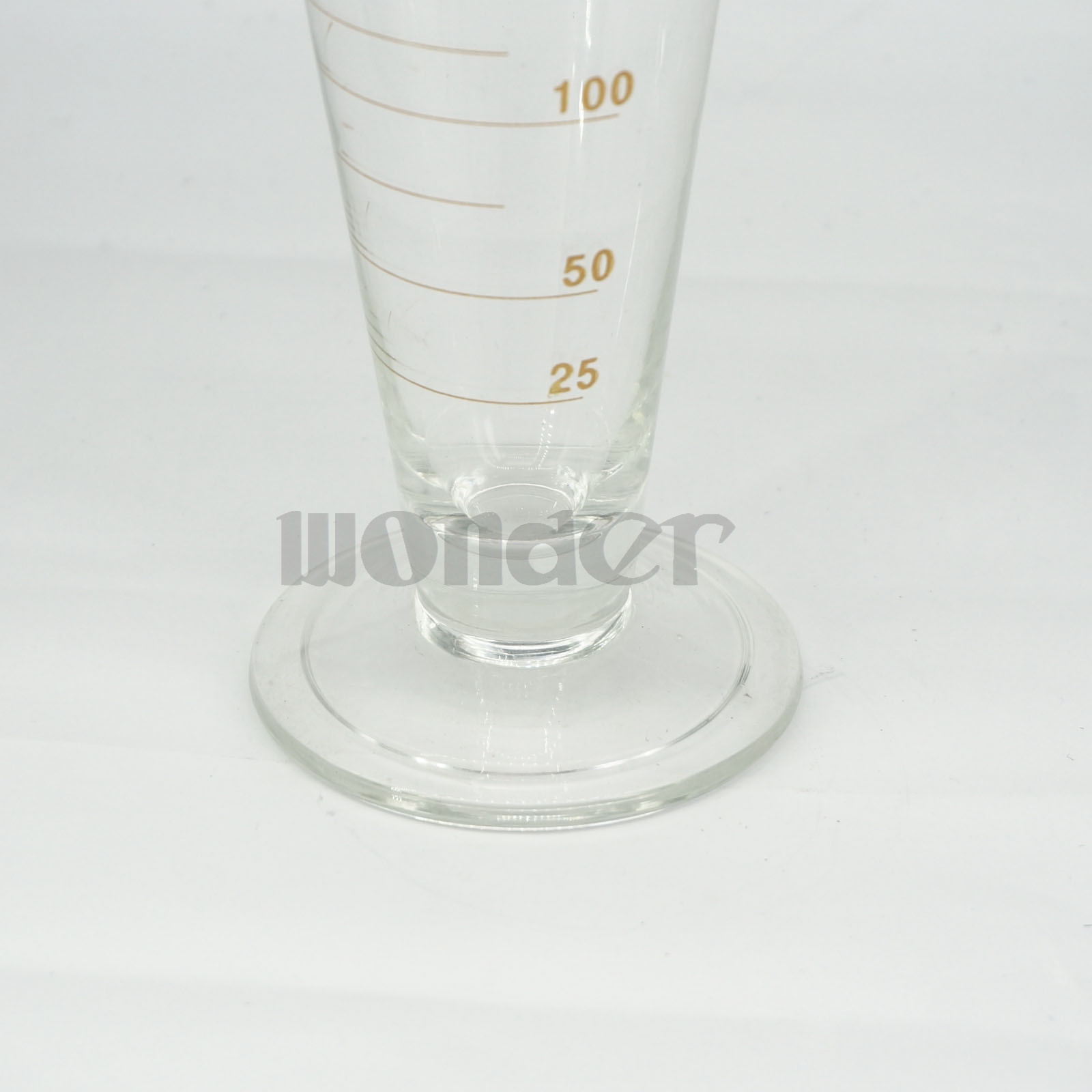 250ml Lab Glass Footed Apothecary Measuring Beaker Conical Graduated ...