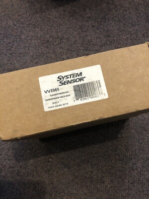 System sensor WBB Waterproof Back Box S000760K04 2092 NOS | eBay