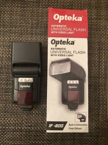 AUTOMATIC UNIVERSAL FLASH WITH VIDEO LIGHT IF-800 NEW | eBay
