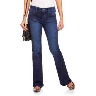 Nevermind Women's Beatnik Porkchop Premium Stretch Pocket Flare Jean | eBay