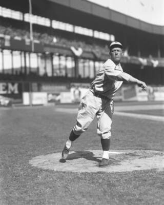 Claude W Willoughby Of The Philadelphia Phillies Throwing 2 Old ...
