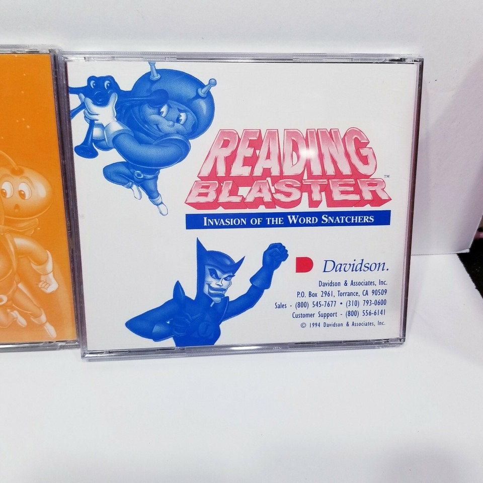 FS| Davidson Math Blaster, Reading Blaster, Science Blaster CD-ROM PC ...