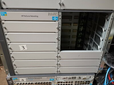 HP Procurve Switch 5412zl J8698A Casing with 2x PSU | eBay Australia