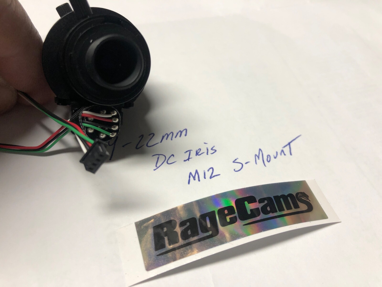 9-22MM DC AUTO IRIS ZOOM M12X05 BOARD/DOME BULLET CAMERA LENS KT&C S ...