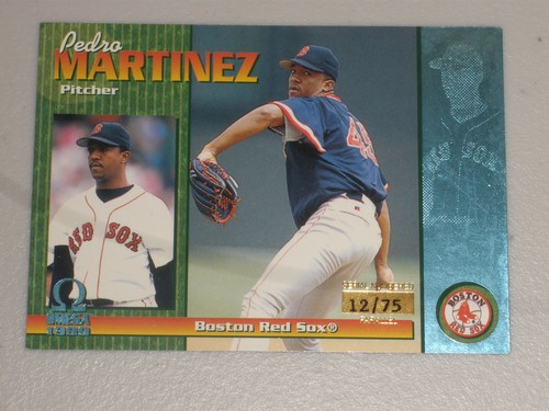 1999 Pacific Omega Platinum Blue #41 Pedro Martinez 12/75 | eBay