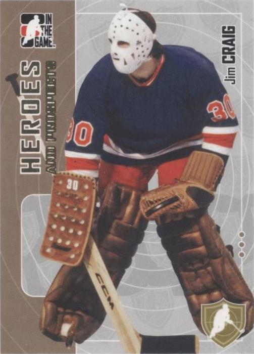 2005-06 In the Game Heroes and Prospects - Jim Craig #186 for sale ...