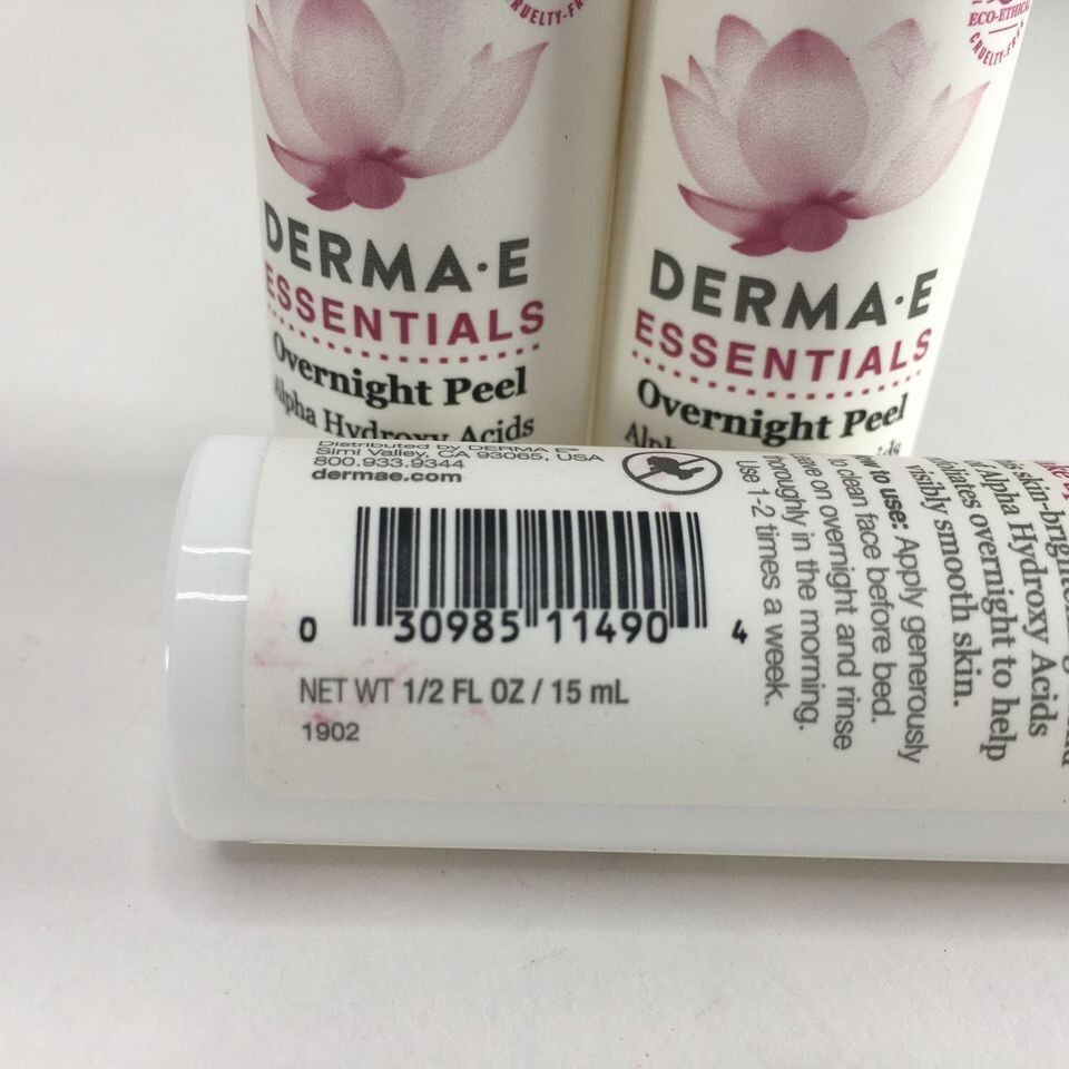 Derma-E Essentials Overnight Peel 0.5 oz. (Lot of 3) | eBay