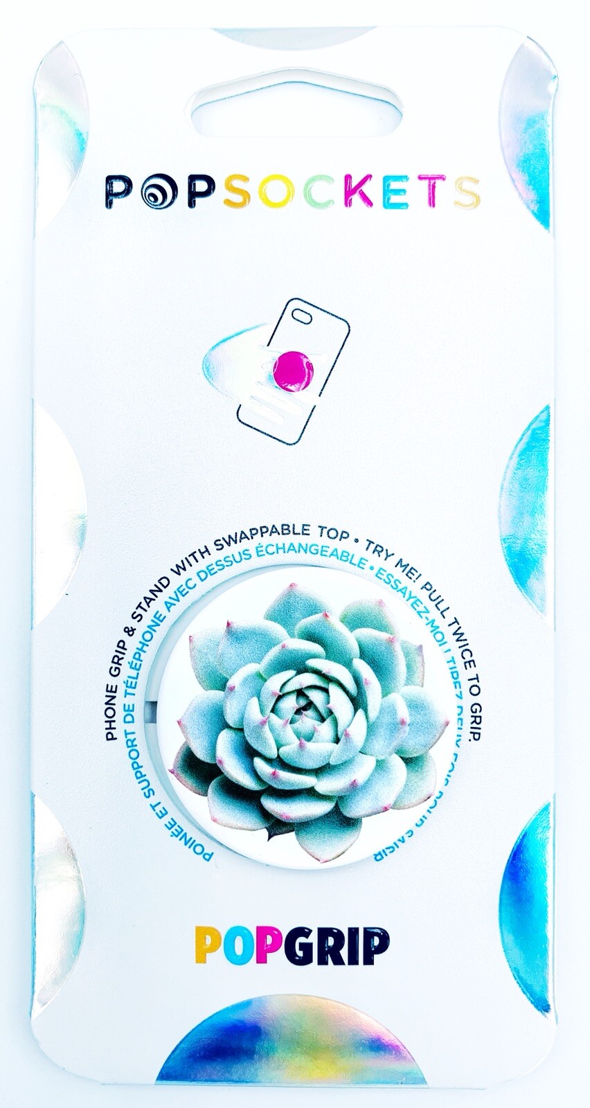 Authentic Popsockets Succulent Swappable Top Phone Holder Popsocket Pop ...