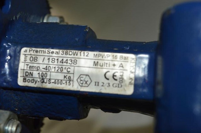 Absperrklappe Sperrklappe Sperrventil Keystone GJS-400-15 PN10/16 D 8cm ...