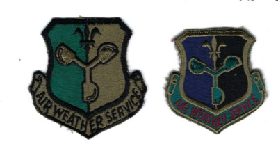 PATCH USAF AIR WEATHER SERVICE 3 1/2" & 3" B10-17 | eBay