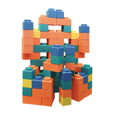 Gorilla Blocks Extra Large Building Blocks, Assorted Colors, 3-1/2" x 3 ...