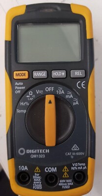 Cat III Multimeter with Temperature Data Hold 600V - Unit only. Great ...