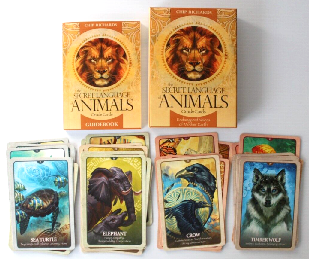 The Secret Language of Animals Oracle Cards & Book Chip Richards ...