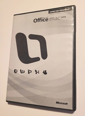 Microsoft Office: Mac 2008 Home Use Program DVD-ROM w/ Product Key | eBay
