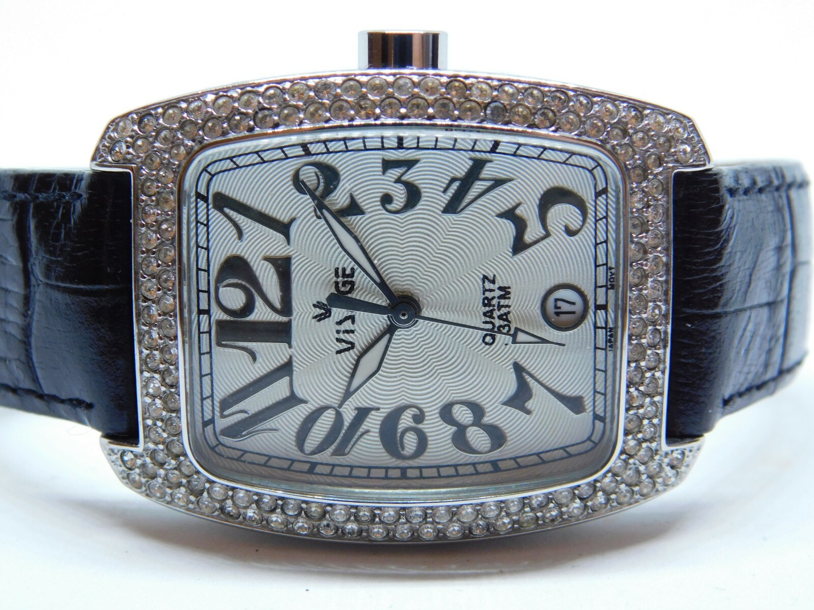 Visage Steel Collection 39220 Genuine Leather Quartz Women's Watch New ...