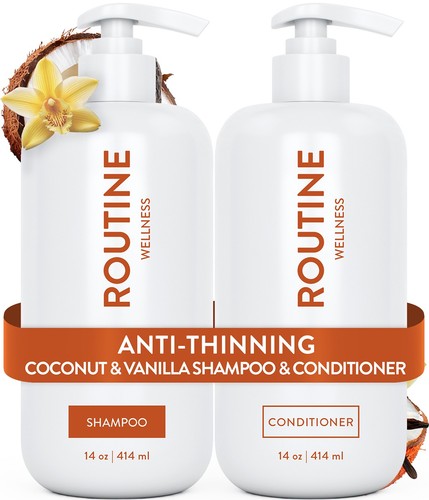 Routine Wellness Anti-Thinning Shampoo+Conditioner.Thinning Hair ...