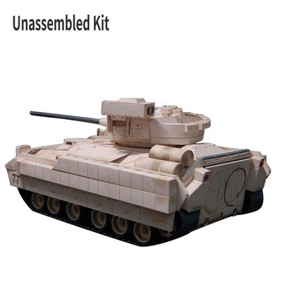 1:43 US M2 Bradley Infantry Fighting Vehicle Paper Model Unassembled ...