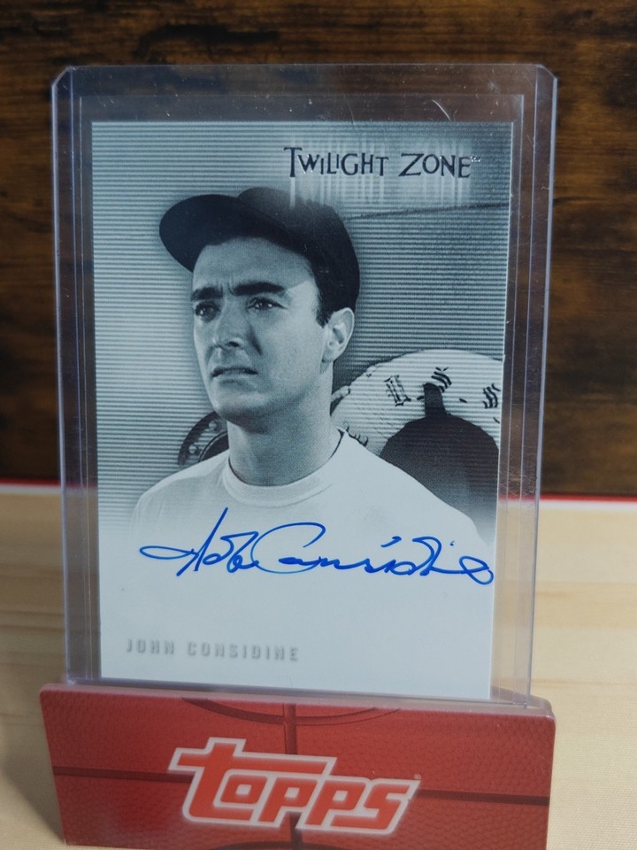 2019 TWILIGHT ZONE ROD SERLING EDITION JOHN CONSIDINE #A-156 AUTOGRAPH ...