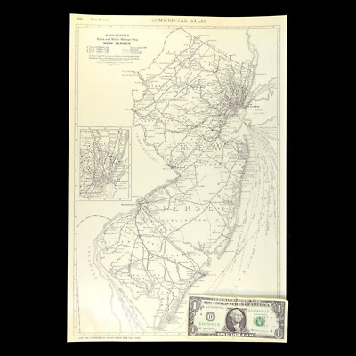 Mixed Lots - 1920'S Railroad Map