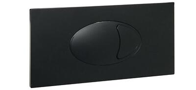 Black Toilet Dual Flush Plate Press Panel Push Button Cable Concealed ...