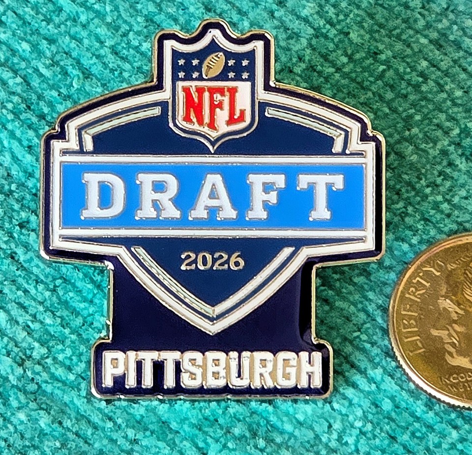 2026 "PITTSBURGH" NFL DRAFT - LAPEL PIN & FAN GUIDE - NFL FOOTBALL ...