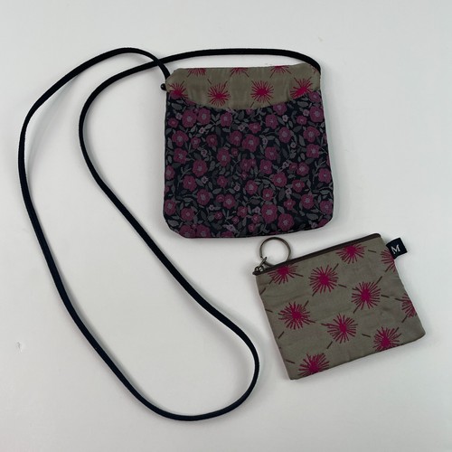 Maruca Crossbody Small Tapestry Purse Matching Coin Purse Handmade in ...